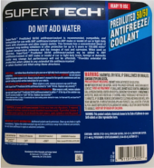 SuperTech Ready To Use Prediluted 50/50 Antifreeze/Coolant "ALL MAKES, ALL MODELS, ADD TO ANY ...
